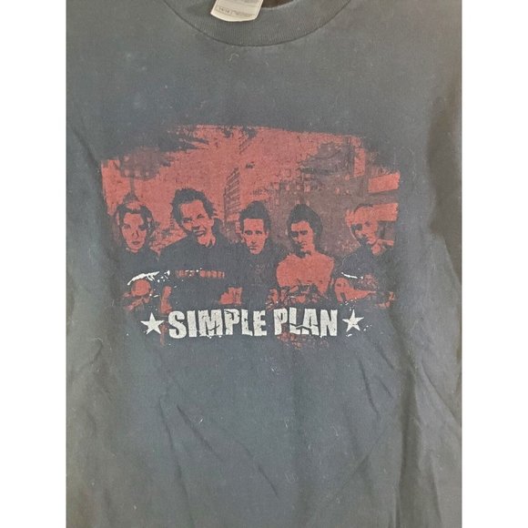 Hanes | Tops | Vtg Early 200s Hanes Black Simple Plan Tshirt Sz 416 S | Poshmark